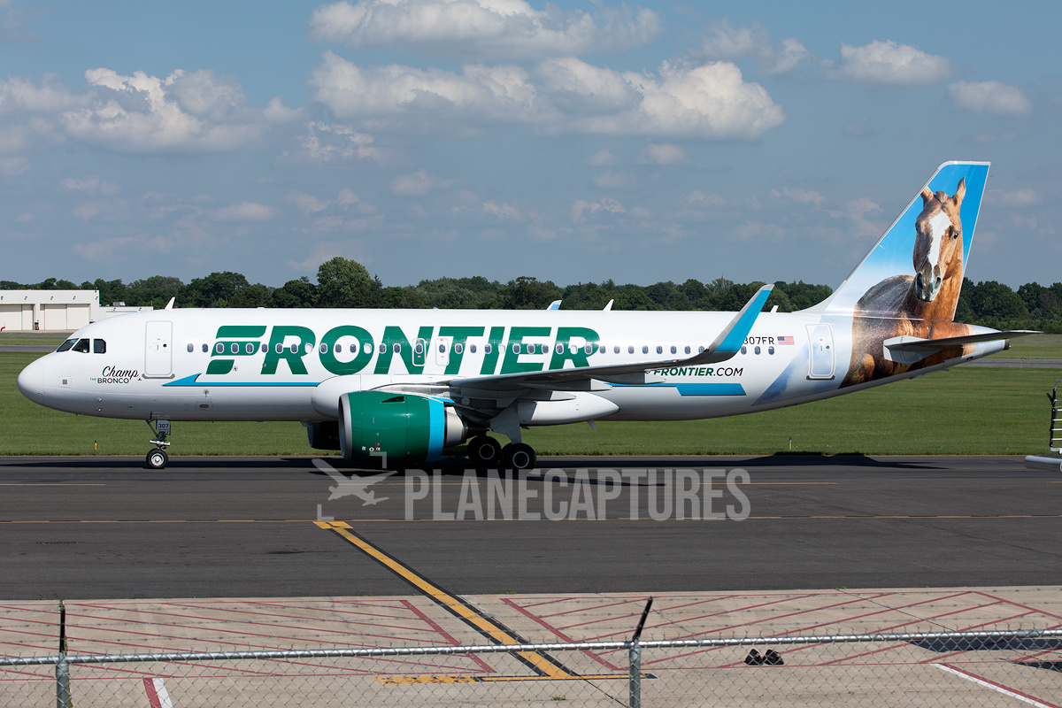 Frontier Airlines Airbus A320-251N N307FR | PlaneCaptures | Aviation ...