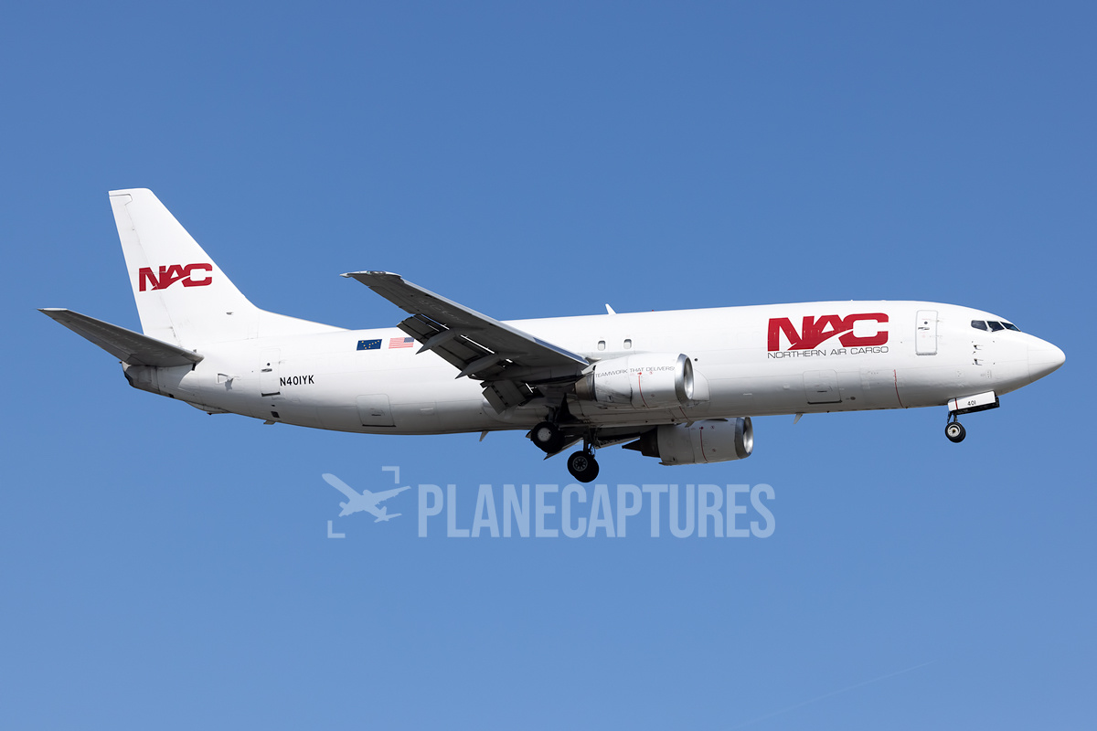 Northern Air Cargo - NAC Boeing 737-436(SF) N401YK | PlaneCaptures ...