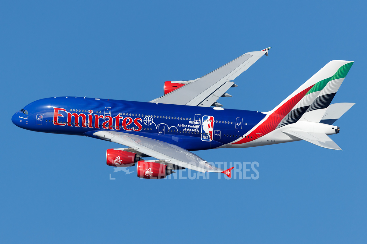 Emirates Airbus A380-861 A6-EOD | PlaneCaptures | Aviation photo ...